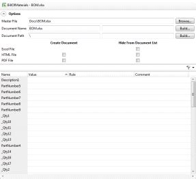 Document Rules Excel Workbook DriveWorks Documentation