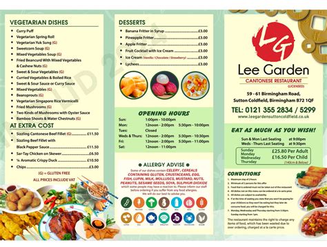 Lee Garden Restaurant Takeaway Food Birmingham Order Online
