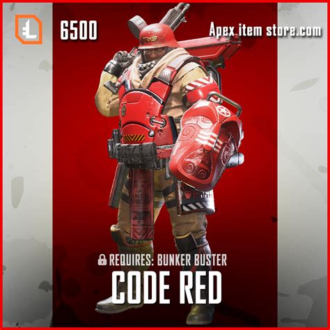 Code Red Skin Apex Legends Item Store
