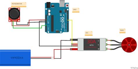 How To Control Bldc Motor With Arduino And Joystick Esclabs