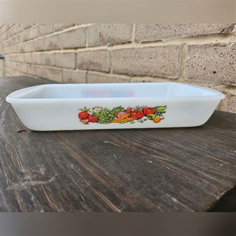Glasbake Kitchen Glasbake By Jeannette 12 Quart Rectangle Casserole Dish J224 Vintage 60s