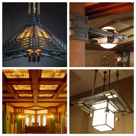Frank Lloyd Wright Deco Inspiration Ceiling Lights Deco Themes Photo