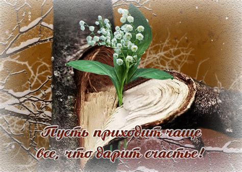 Элегантная гиф открытка Пусть приходит чаще все что дарит счастье