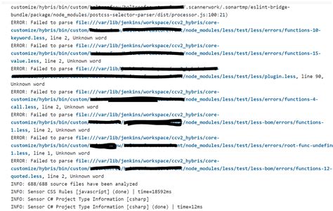 Error While Running Scan For Node Js Application Sonarqube Server