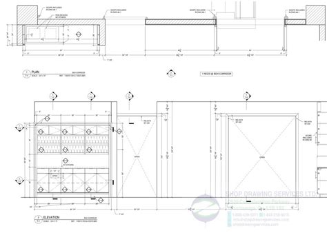 Millwork Cad Drawings Shop Drawing Services Ltd