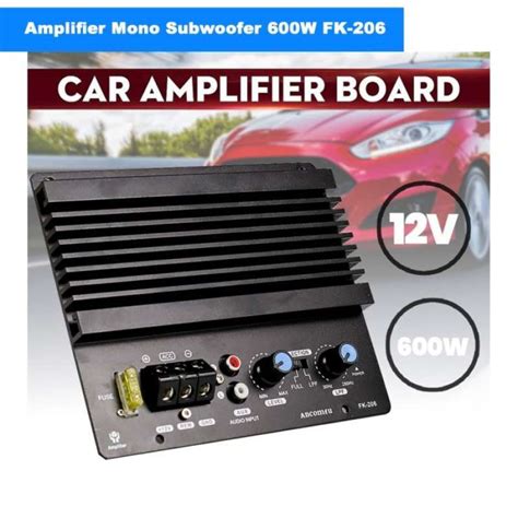 Jual Power Amplifier Mono Car Audio Amplifier Board Bass Subwoofer 600w Di Seller Move Id