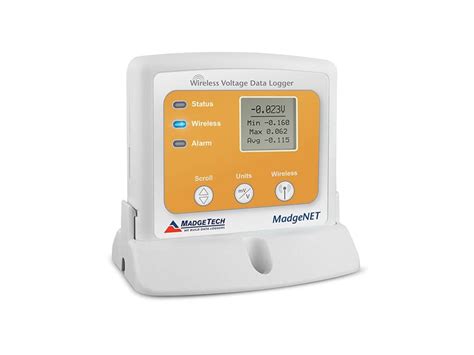 MadgeTech RFVolt A V Wireless Voltage Data Logger LCD Screen TEquipment