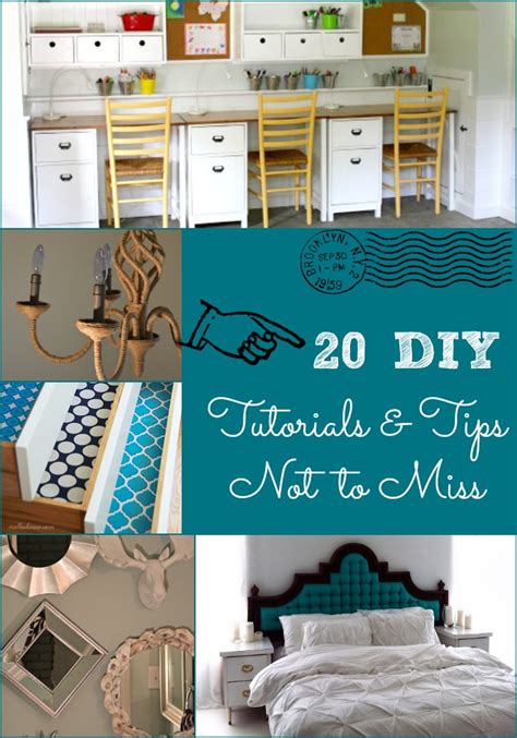 20 Diy Tutorials And Tips Not To Miss