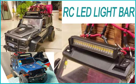 Zhongzhen Barra De Luz Rc De 15 Led De 295 Pulgadas De Aluminio