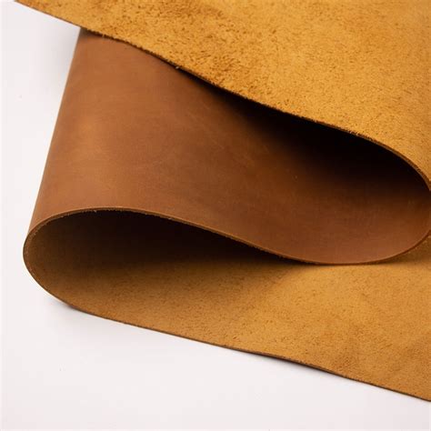 Full Grain 100 Genuine Cowhide Leather Thick First Layer Etsy