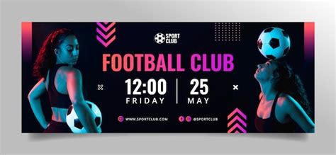 손으로 그린 스포츠 클럽 템플릿 디자인 무료 벡터