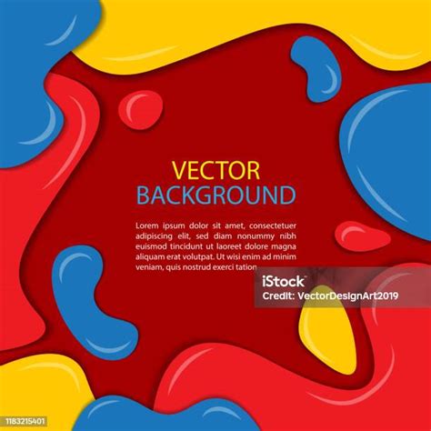 다채로운 추상 배경 벡터 웹 배너 템플릿 거품 모양 그래픽 디자인 유체 색상 광고 디자인에 대한 스톡 벡터 아트 및 기타 이미지 디자인 멤피스 테네시 설계도 Istock