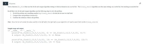 Solved Recall That Every Divide And Conquer Algorithm Uses Chegg