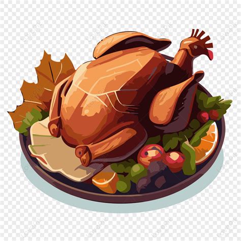 칠면조 음식 벡터만화상표클립 아트 Png 일러스트 무료 다운로드 Lovepik
