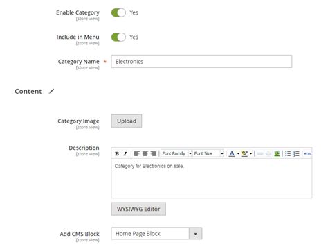 How To Create Categories And Subcategories In Magento 2