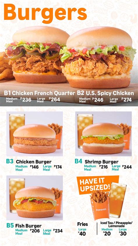 Popeyes Singapore Menu Prices Updated 2023 Atelier Yuwaciaojp