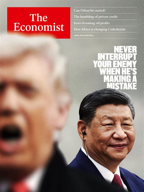 The Economist Magazine April 4 2026 Preview Boomers Daily