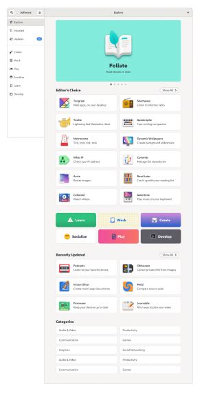 A Redesigned GNOME Software Is In The Works And It Looks Great OMG Ubuntu