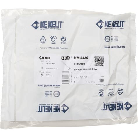 Ke Kelit Kelox Ultrax Pers Kniekoppeling Cu 12x16mm 150mm