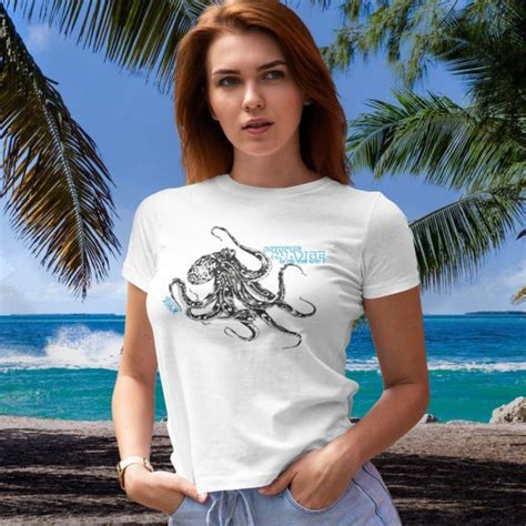 Tshirt Femme Imprimé Poulpe De Fenua Factory