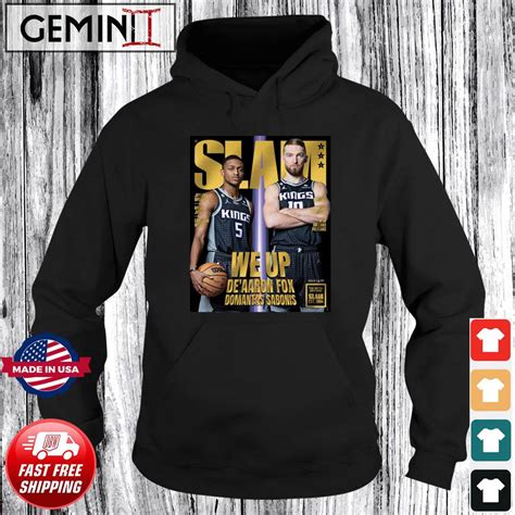 Slam Deaaron Fox And Domantas Sabonis Shirt Hoodie Sweater Ladies V Neck And Tank Top