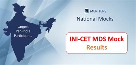 Results Meriters National Mocks