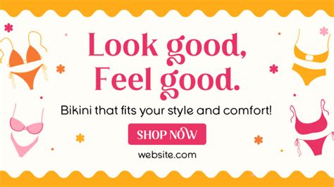 Bikini Animation Bikini Animation Maker Brandcrowd