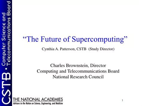 Ppt “the Future Of Supercomputing” Powerpoint Presentation Free