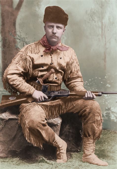Young Theodore Roosevelt Hunting