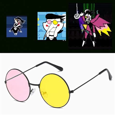 Deltarune Spamton G Spamton Big Shot Cosplay Eyeglasses Anime Eye