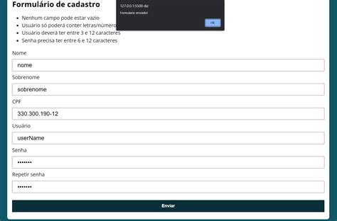 Github Zedaoxdvalidando Formulario