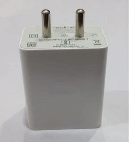 White Electric Watt Realme Mobile Charger Adapter Abs At Piece In New Delhi