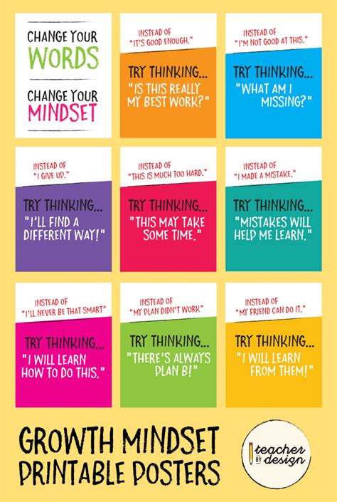 Printable Growth Mindset Printable Word Searches
