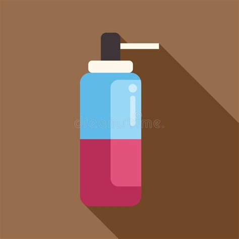 Nasal Spray Treatment For Blocked Nose And Congestion Relief Stock Illustration Illustration