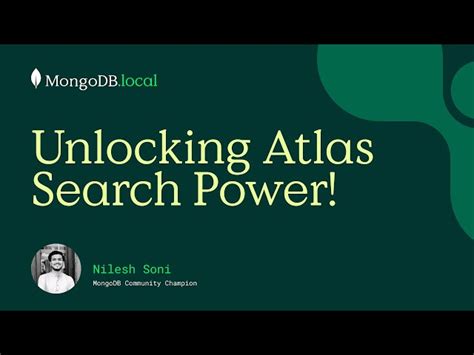 Discovering The Power Of Atlas Search Insights From A Mongodb Community Champion Mongodb