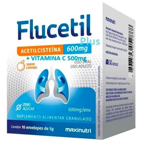 Flucetil Plus 16 Envelopes 5g Shopee Brasil