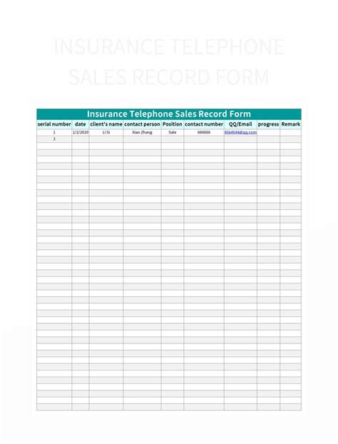 Free Telephone Sales Templates For Google Sheets And Microsoft Excel Slidesdocs