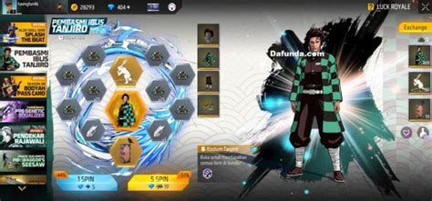 Cara Mendapatkan Bundle Free Fire Tanjiro