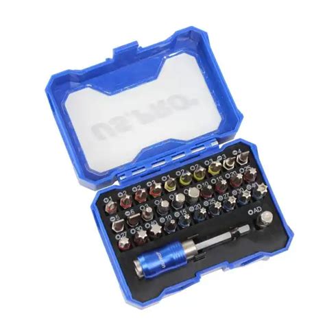 Us Pro 32pc Colour Coded Bit Set 3220 Elvington Country Store