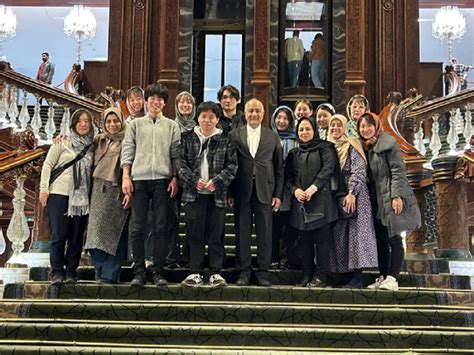 مرکز مطالعات سیاسی و بین المللی سفر دانشجویان ژاپنی به تهران در چارچوب برنامه تبادل دانشجویی