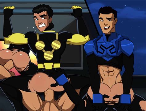 Rule 34 Blue Beetle Gay Gay Domination Gay Sex Iyumiblue Jaime Reyes Marvel Nova Marvel Nsfw