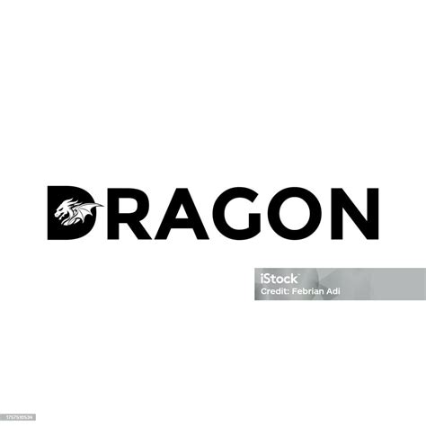 드래곤 로고 아이콘이 있는 문자 D 고대 신화의 뱀 상징입니다 신화적인 짐승 기호입니다 벡터 일러스트 레이 션입니다 개념에 대한 스톡 벡터 아트 및 기타 이미지 Istock