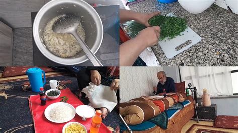 پختن سبزی چلو همراه با دو مهمان ما Youtube