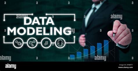 Conceptual Display Data Modeling Business Concept Process Of Transferring Data Between Data