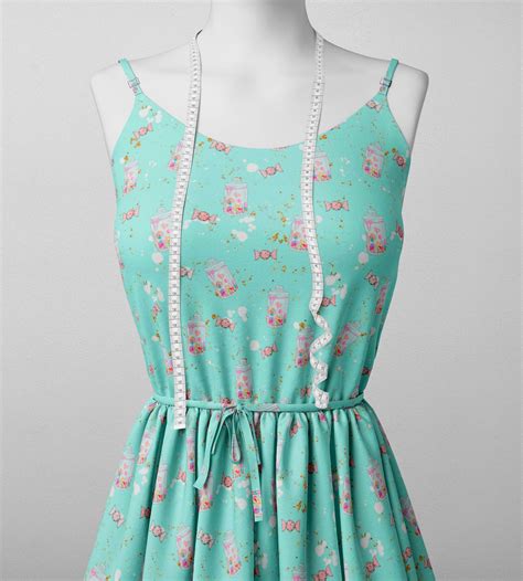 Mint Candy Jar Fabric