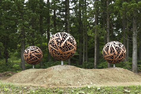 Colossal Wooden Spheres Made From Interlocking Wood Twistedsifter