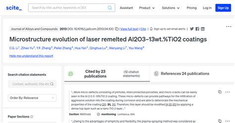 Microstructure Evolution Of Laser Remelted Al2o3 13wt Tio2 Coatings