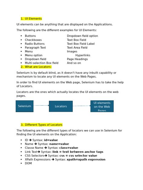 3 Locators For Selenium Pdf