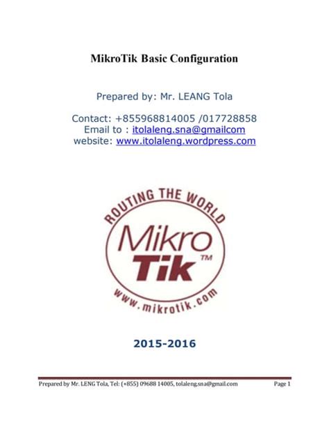 mikrotik basic configuration docx