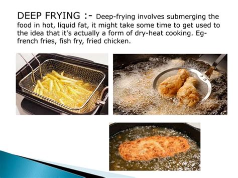 Dry Methods Of Cooking Food Production Ppt